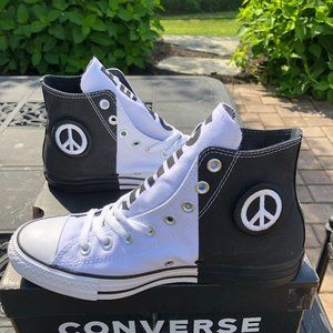 Converse | Shoes | Converse Chuck Taylor All Star Hi Top Seek Peace ...